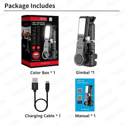 KEELEAD Q18 Gimbal Stabilizer Desktop Following The