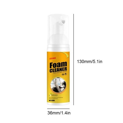 Multi-Purpose Foam Cleaner Leather Clean Wash Automoive Car