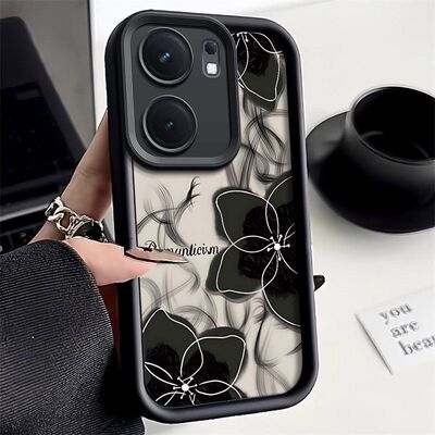 水墨花朵适用IQOONEO9手