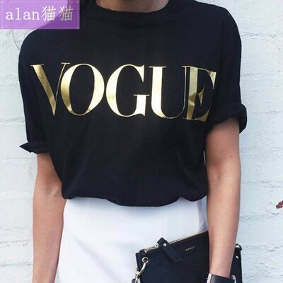 Loose T-shirt Summer fashion Ladies Tee Causal Blouse Woman