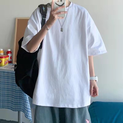 menclothest恤半袖纯色