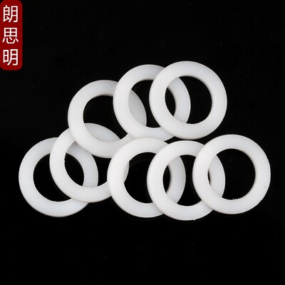耐高温铁氟龙平垫耐腐蚀塑料王密封垫片聚四氟乙烯垫片PEFE垫圈
