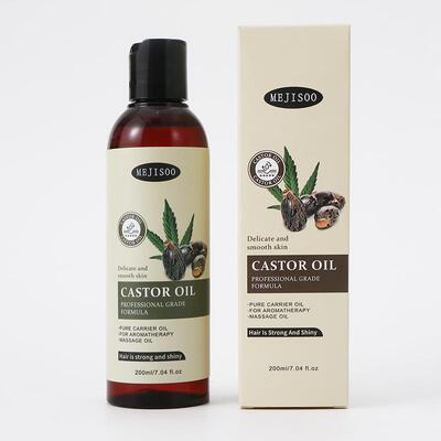 caster oil蓖麻油植物护发精油按摩牙买加黑蓖麻油