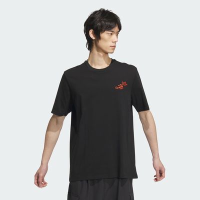 Adidas/阿迪达斯 男子三叶草运动宽松短袖T恤 JD3270