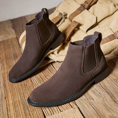 2023Chelsea Boot Men Martin Leather Ankle Boots Winter Shoes