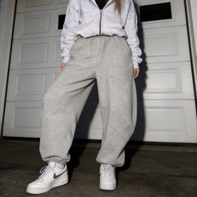 USERWHO联名款宽松弯刀休闲裤