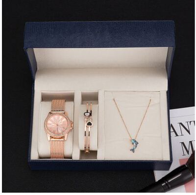Watch Set Women Luxury Bracelet necklace gift for girlfriend