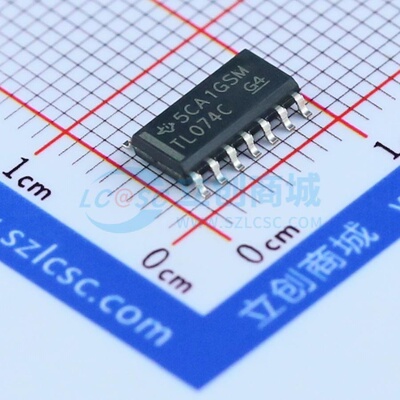 FET输入运放 TL074CDR SOIC-14 TI/德州 电子元器件配单原装正品