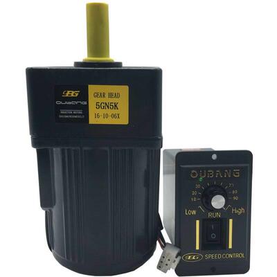 立式40W交流单相220V可调速电机5IK40RGN-C减速箱5GN20K定速马达