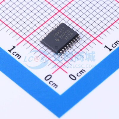 可编程/可变增益放大器(PGA/VGA) PGA117AIPWR TSSOP-20 TI/德州