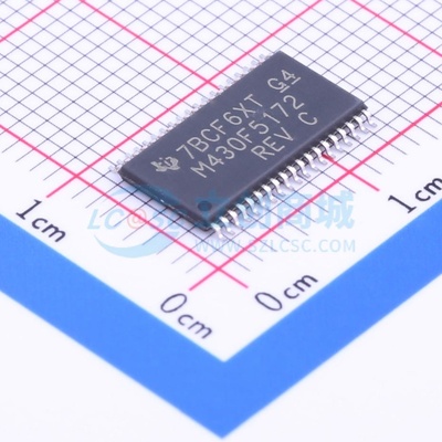 单片机(MCU/MPU/SOC) MSP430F5172IDAR TSSOP-38-6.2mm TI/德州