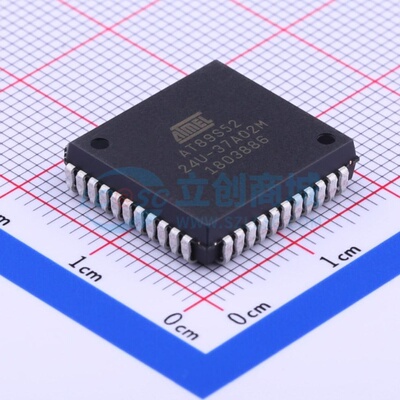 单片机(MCU/MPU/SOC) AT89S52-24JU PLCC-44(16.6x16.6) MICROCHI
