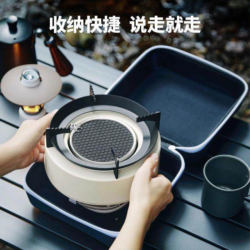 式炉户外炉厂家直供具便携卡式燃体气炉灶露煮营野炊装备全套野外