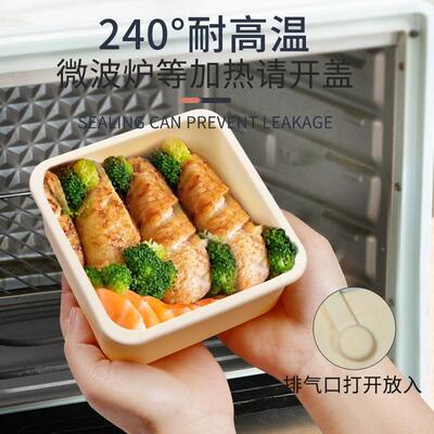 热饭硅便当盒盒可进微波炉加餐SHY胶盒保温送饭便携礼品户外餐具