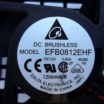 EFB0812EHF 12V 0.68A双滚珠电源散热小风扇 北京议价