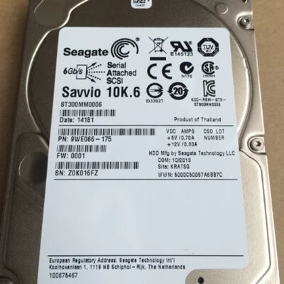 / ST300MM0006 300G 10K 6G 2.5寸 SAS服务器硬盘顺丰议价