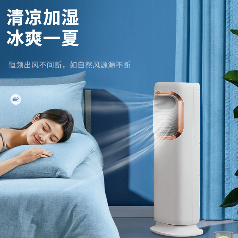 空调扇立式家用冷风机加水制冷风扇移动冷暖两用一体机冰块小空调