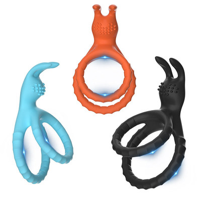 New rabbit lock ring, male penis ring, silicone lock ring,