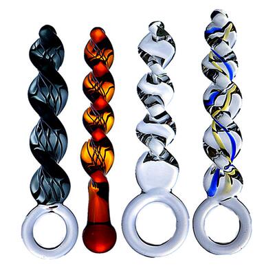 Glass-made female masturbation toy fake phallus adult produc