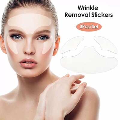 Reusable Silicone Wrinkle Removal Sticker Face Forehead Neck