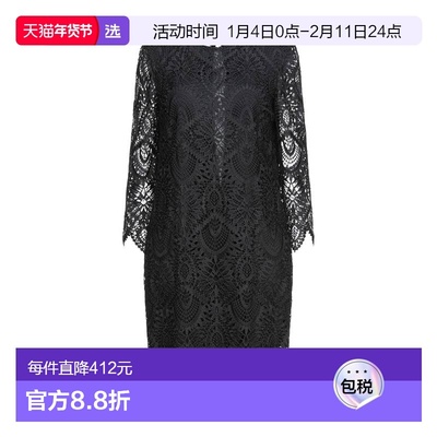 1h可退 香港直邮Dondup 女士 短款连衣裙 black黑色 舒适时尚