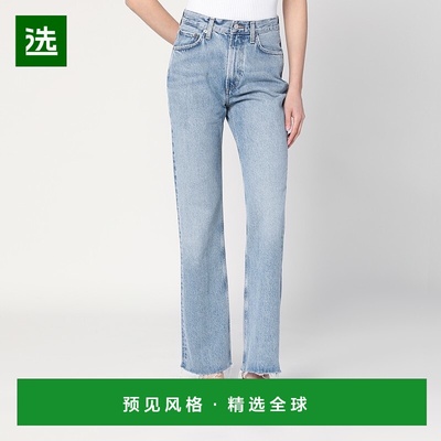 1h可退 香港直邮AGOLDE 女士 褪色设计浅蓝牛仔裤(regenerated) A