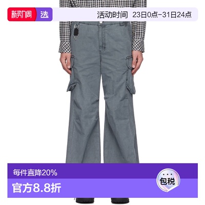 1h可退 香港直邮C2H4 男士 灰色 Weathering Volume 工装裤 R010P