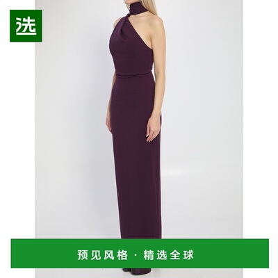 香港直邮SOLACE LONDON 女士连衣裙 OS38011PLUM SS2026 紫色长裙