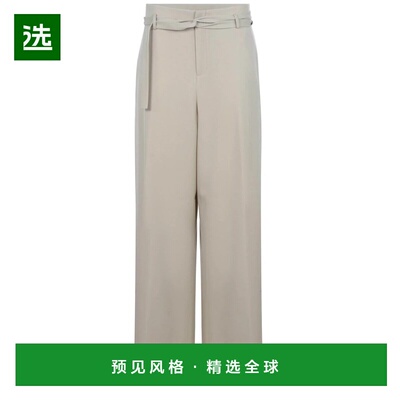 香港直邮ALYSI 女士休闲裤 165126A5052KAKI SS2026 灰色阔腿裤