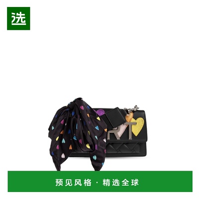 香港直邮KURT GEIGER 女士斜挎包 SHOREDITCHEWKURTHEART0BLACKCO