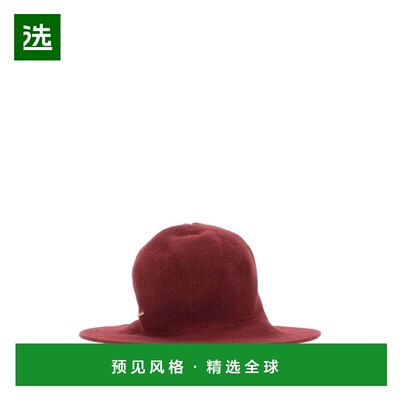 香港直邮BORSALINO 女士帽子 130389PM190 AW2025 酒红色 Angelin