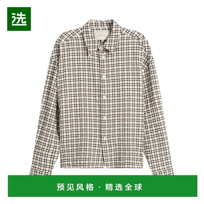 香港直邮STUDIO NICHOLSON 男士衬衫 NOSTRASNM1482CANVASBLACKCH