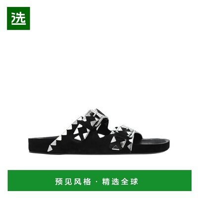 香港直邮Isabel Marant 圆头拖鞋 SD0014FAC2B04S一脚蹬