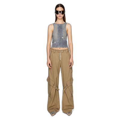 欧洲直邮ACNE STUDIOS（艾克妮）女士背带裤Pantalon cargo休闲裤