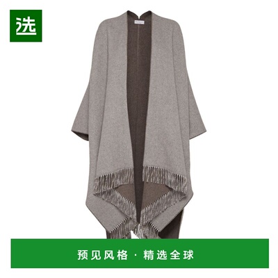 香港直邮Brunello Cucinelli 布内罗·古奇拉利 女士 羊毛斗篷 MS