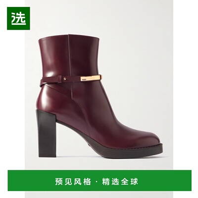 1h可退 香港直邮TOD'S 托德斯 女士 Gomma 精饰漆皮短靴 XXW79L0J