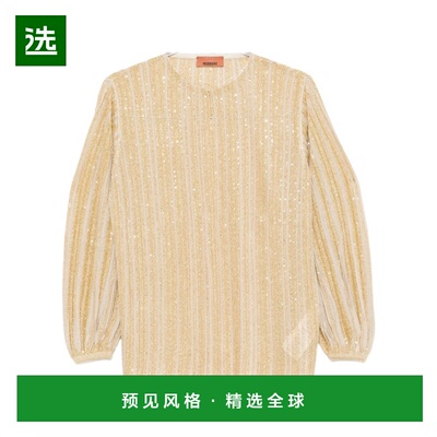 香港直邮MISSONI 女士衬衫 DS26SJ0ABK01GHS01KN SS2026 金色