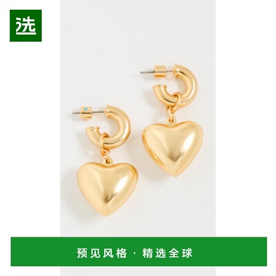 1h可退 香港直邮Roxanne Assoulin 女士 Soul Puffy 心形耳环