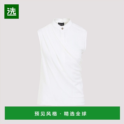 1h可退 香港直邮Armani 阿玛尼 女士 真丝衬衫 GW001543TE10814