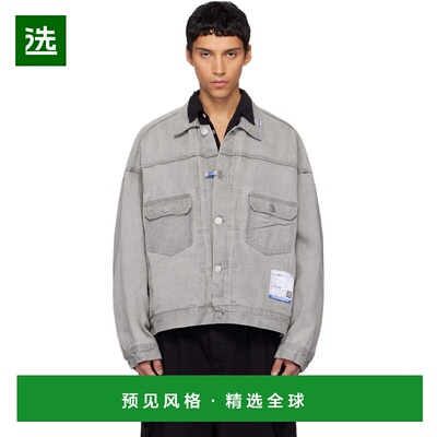 1h可退 香港直邮Maison Mihara Yasuhiro 三原康裕 男士 灰色漂白