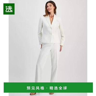 1h可退 【美国直邮】le suit 女士 休闲裤宽松直筒裤百搭 女裤 显