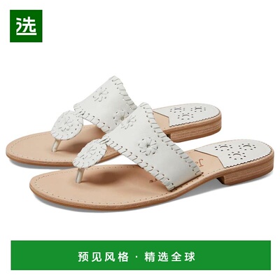 1h可退 【美国直邮】Jack Rogers女士时装凉鞋平底真皮时尚舒适