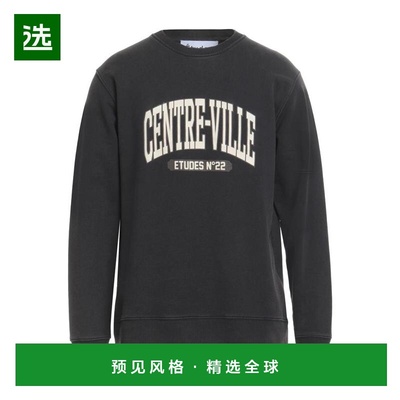 1h可退 【美国直邮】ÉTUDES 男装卫衣 100 有机棉 圆领 长袖 纯色