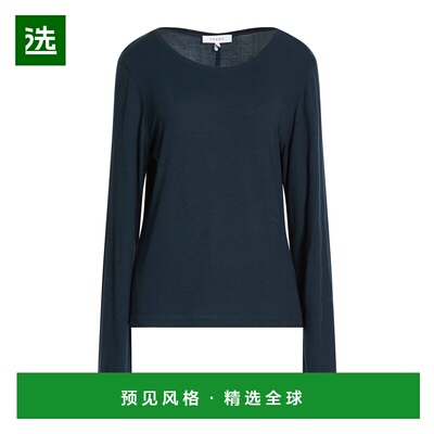 1h可退 香港直邮Frame Denim 女士 基础款T恤 blue蓝色 舒适时尚