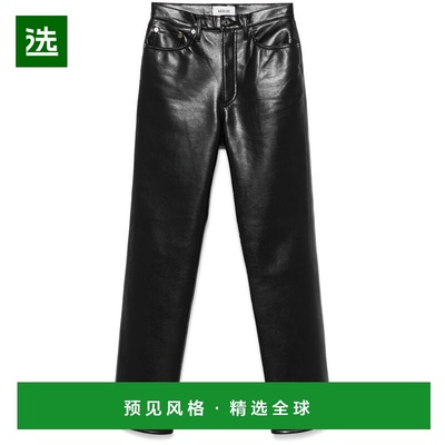 香港直邮AGOLDE 女士休闲裤 A2041285DETOX SS2025 黑色 腰带环休