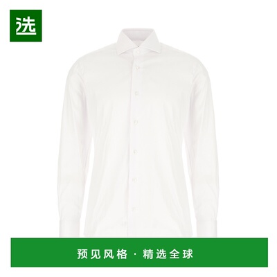 香港直邮BARBA 男士衬衫 PZ2700BI1U1301 SS2025 白色 White popl