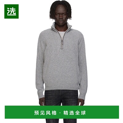 1h可退 香港直邮Tom Ford 汤姆·福特 男士 灰色 Lambswool & Cas