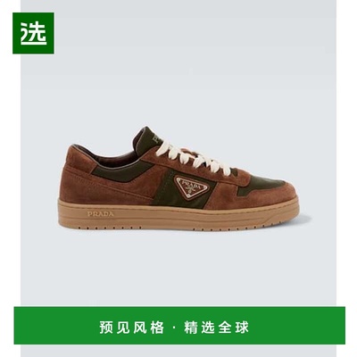 1h可退 香港直邮Prada 普拉达 男士 Re-Nylon 山羊皮边运动鞋男鞋