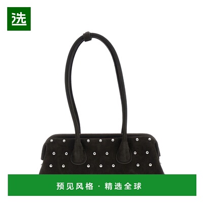 1h可退 香港直邮Osoi 女士 'Boat Wide Mini' 棕色圆形手柄珠饰装