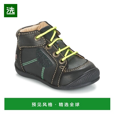 欧洲直邮GBB 男孩 RACINE 靴子 黑色童鞋